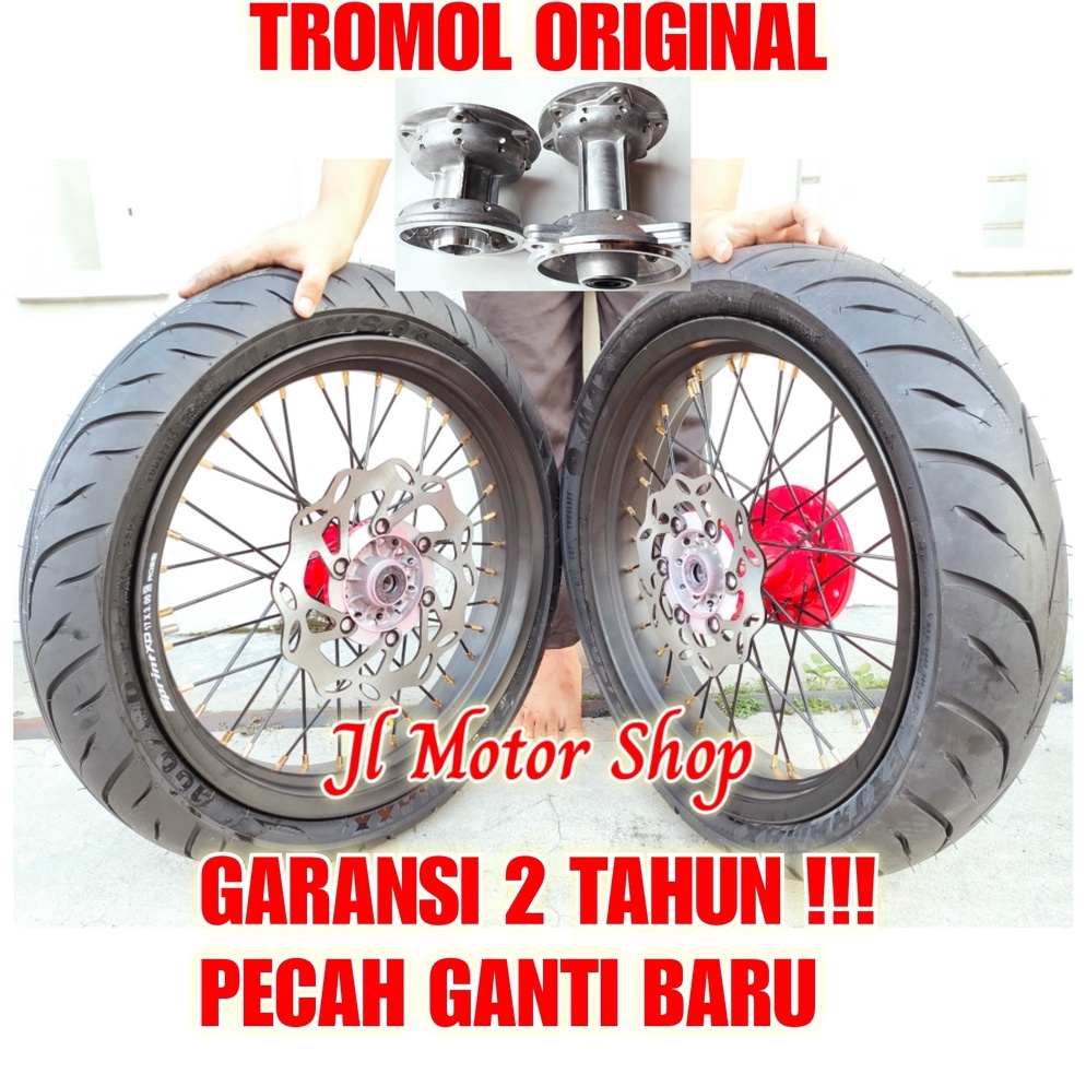 Special PRICE Wheelset Tire Rims SET SuperMoto CRF150 KLX CRF 150 L WR155 D-Tracker CRF150L ...