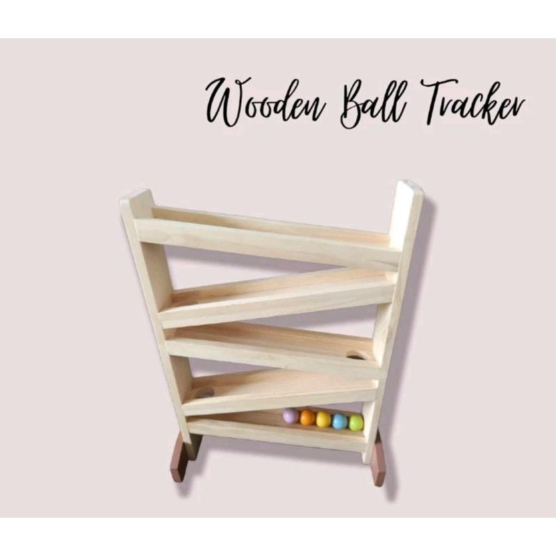 Lilomilo Wooden Ball Tracker/Wooden Sliding Ball/Wooden Ball Track ...