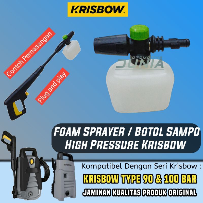 Krisbow High pressure Cleaner Foam sprayer 100 Bar ORI | Shopee Malaysia