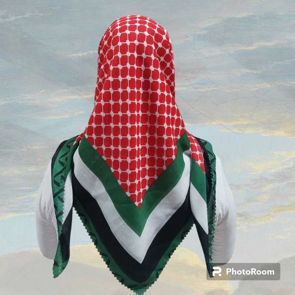 Premium Lasercut Rectangular Hijab/Palestinian Motif Quadrilateral ...