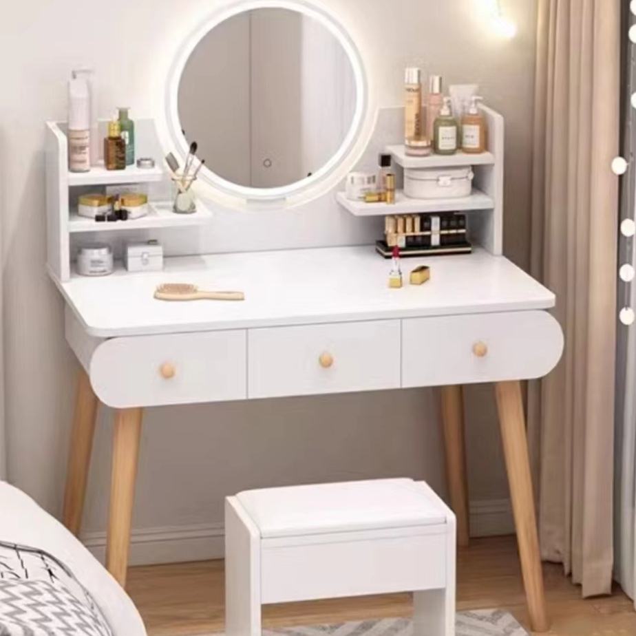 Millionstore Dressing Table LED Light Dressing Table Cosmetic Shelf ...