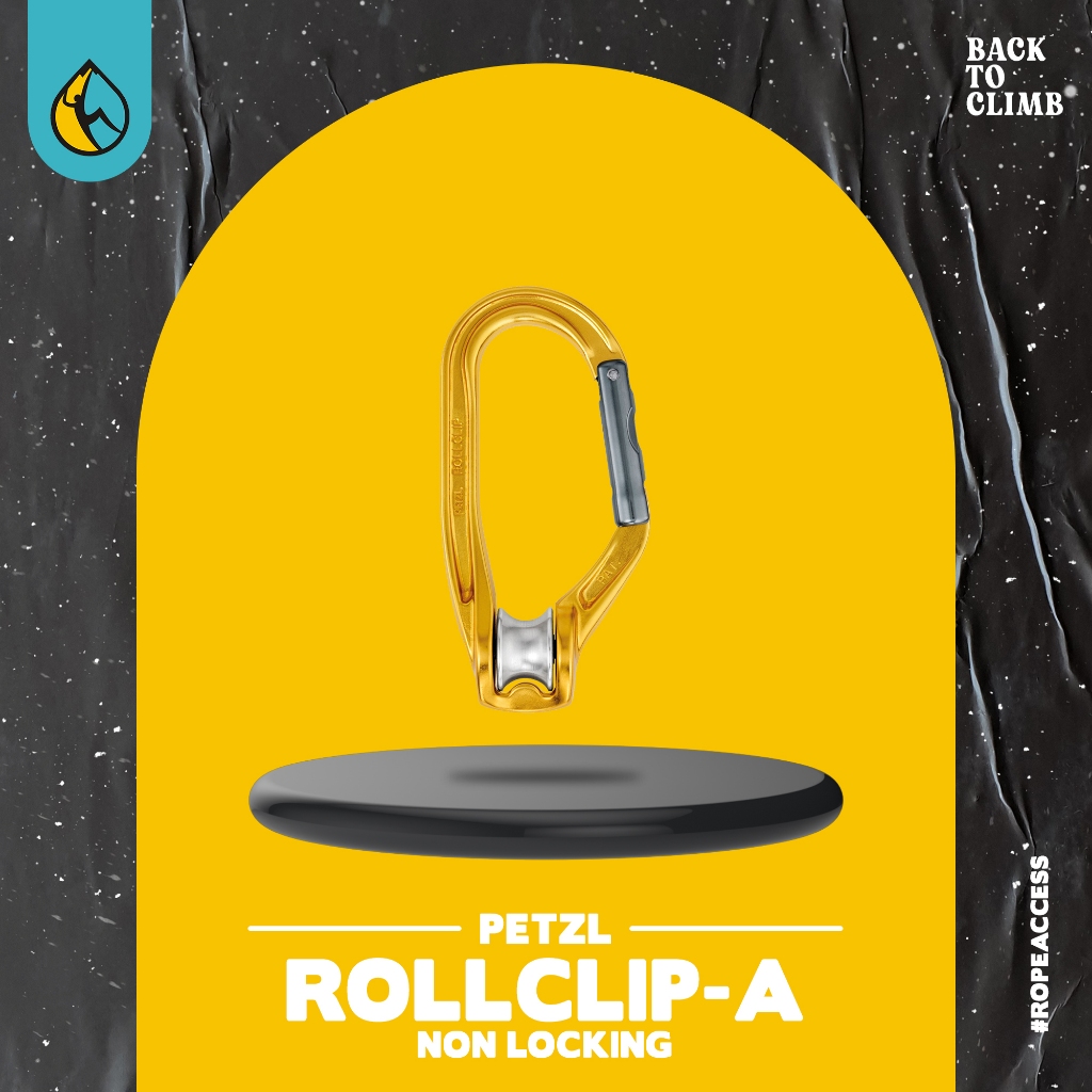 Petzl ROLLCLIP A Non Locking Safety Carabiner for Working at Height ...