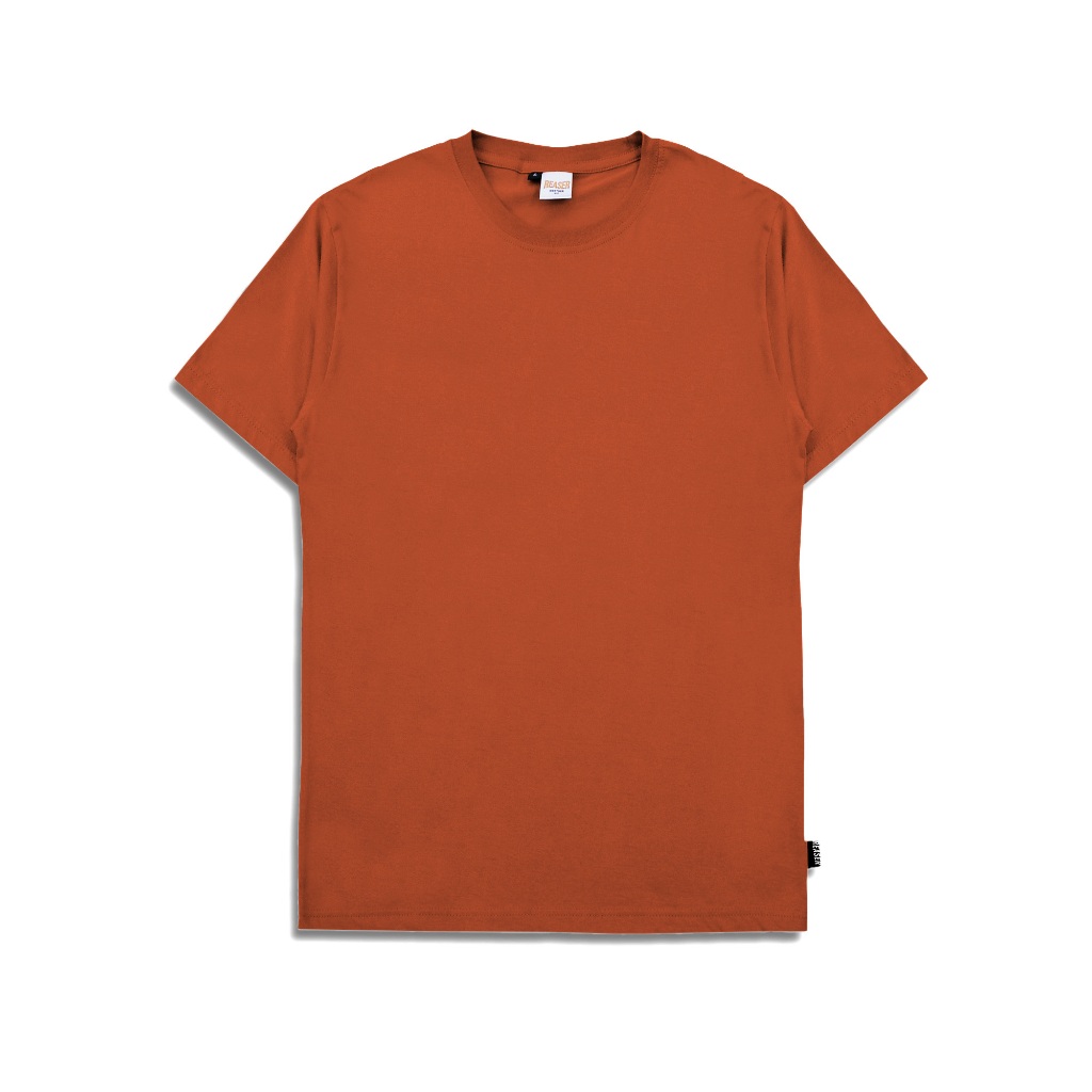 REASER PLAIN - Terracotta / Orange Bata Basic PLAIN T-shirt | Shopee ...