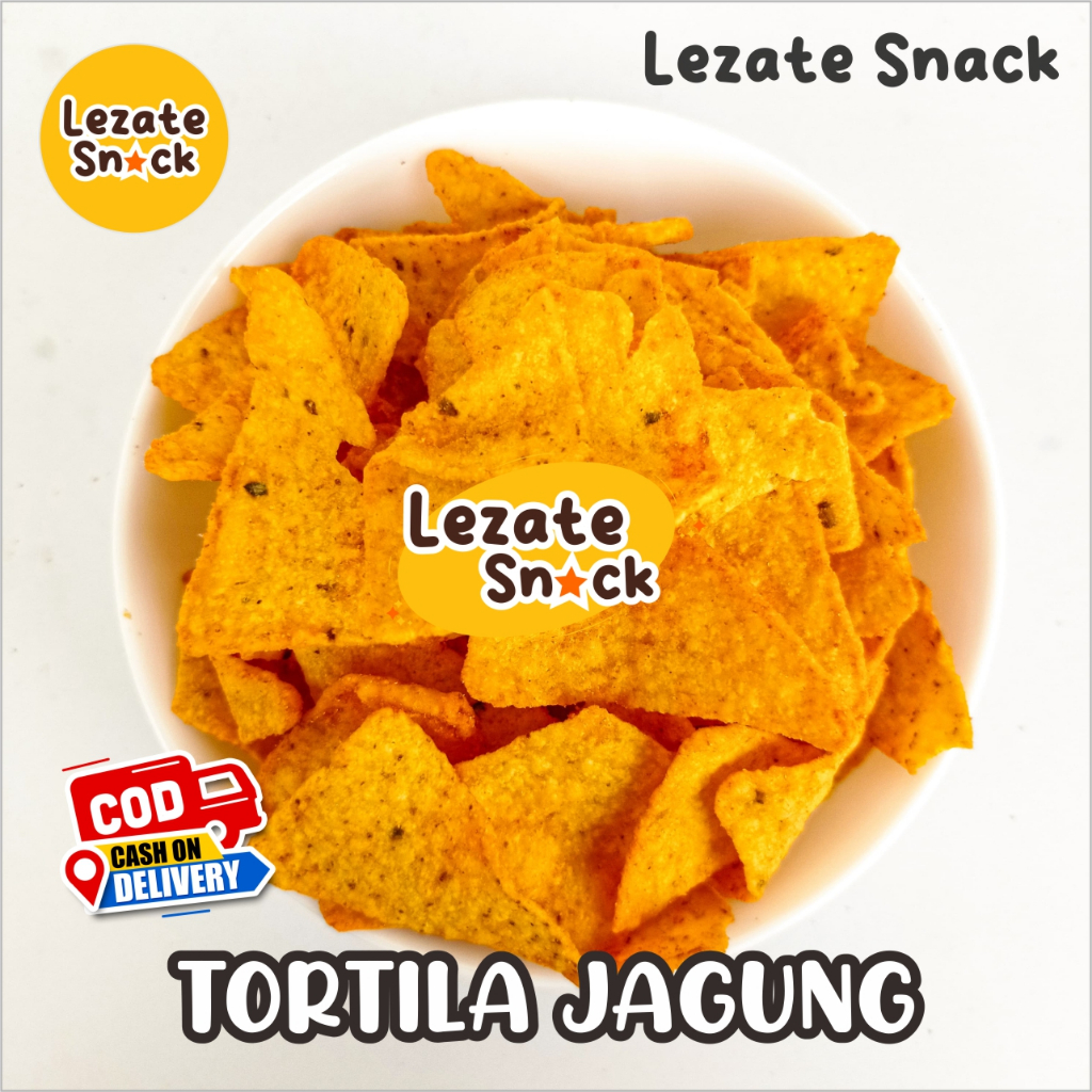 Happy Tos Kiloan 1KG Savory Crispy Spicy Grilled Corn Flavor / Tortilla ...