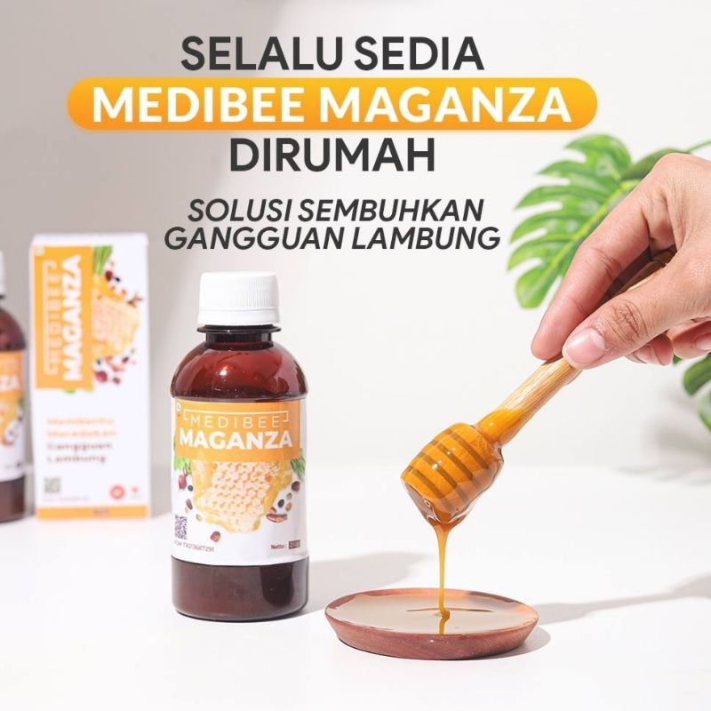 Medibee MAGANZA Honey Solution For Stomach & Stomach Ulcer BPOM ...