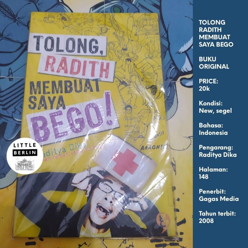 SAYA Radityadika's Book, Please RADITH Makes Me Stupid, Original Indonesian Humor | Shopee Malaysia