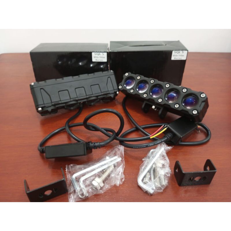 MATA Laser biled sql 5 Eyes mini projie original blue lens | Shopee ...