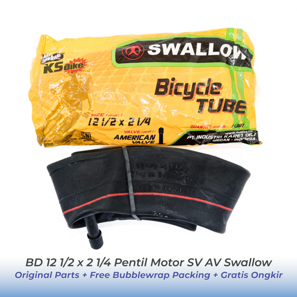 Bicycle Inner Tube 12 1/2 x 2 1/4 Swallow Atlantis Infinera Motorcycle ...