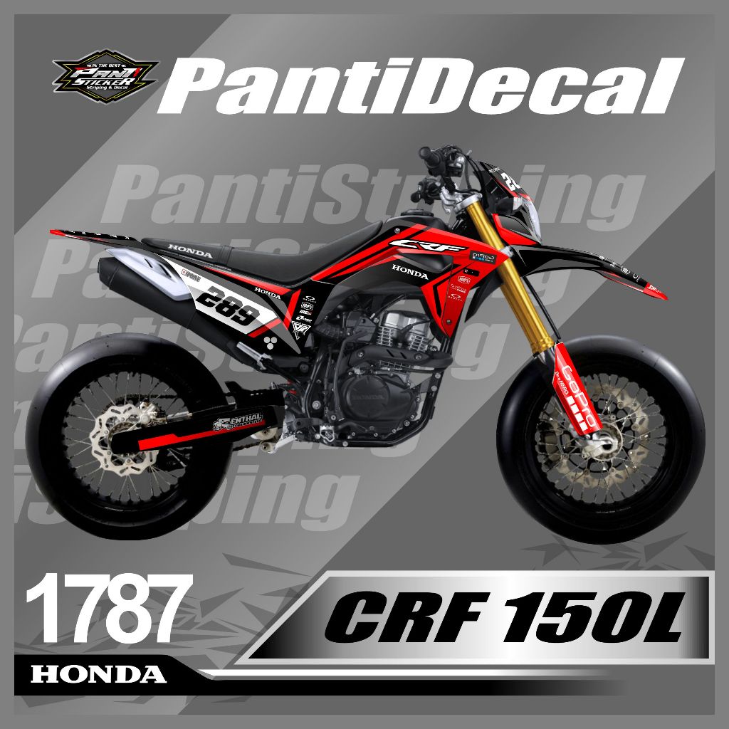 (ANTI Fade) decal Sticker Crf 150L full body - Dekal Sticker decal lis ...
