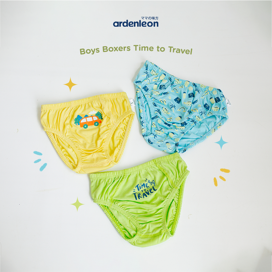 Ardenleon Boys Underwear Boys Briefs (3 pcs) | Shopee Malaysia