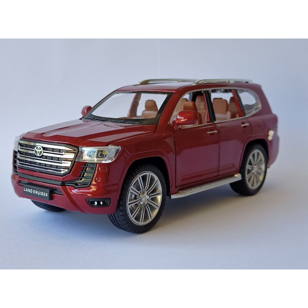 Toyota Land Cruiser Jinlifang Diecast Car 1:24 miniature price | Shopee ...