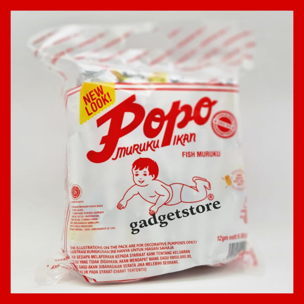 Popo muruku fish contains 30 packets 360g | Shopee Malaysia