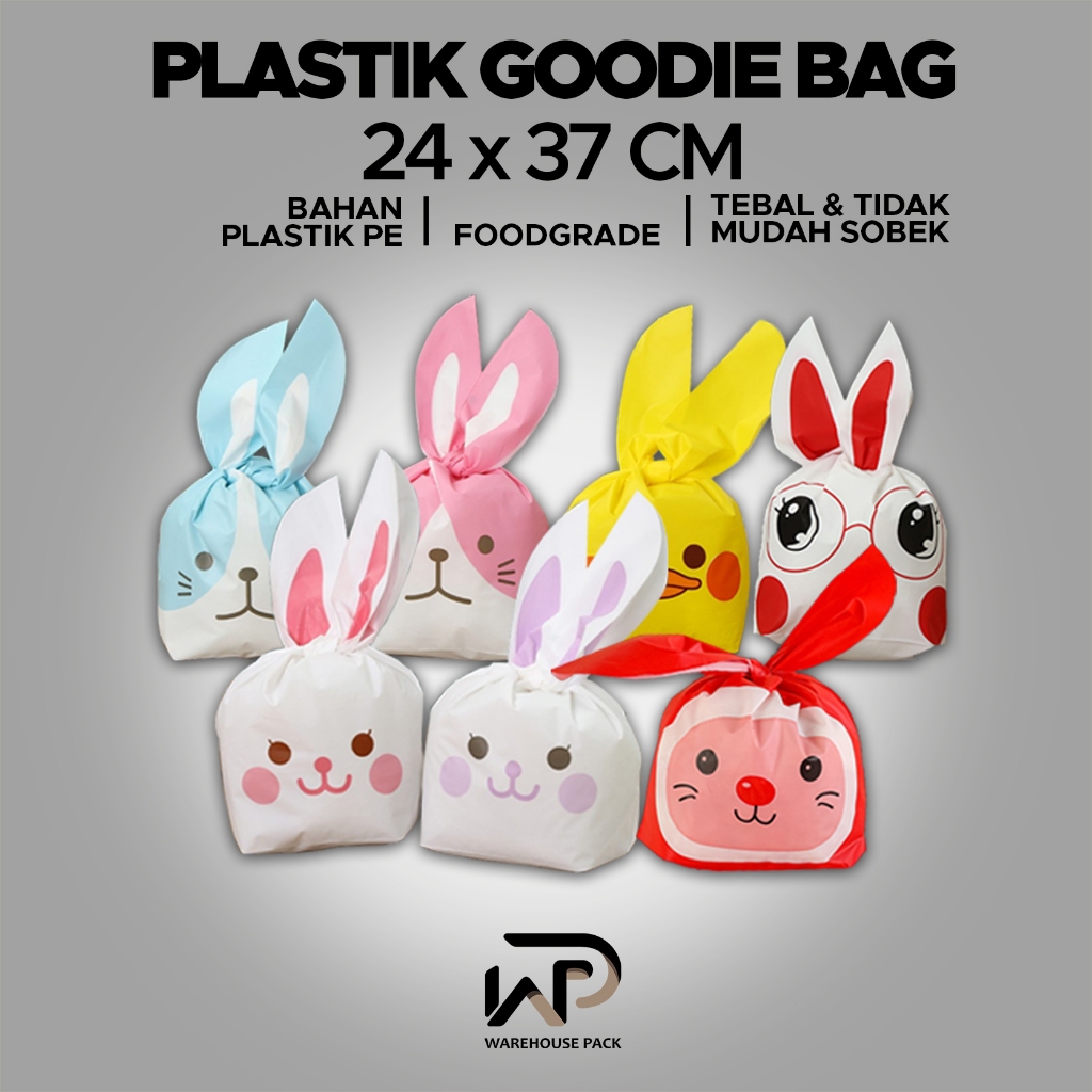(10Pcs) Plastic Goodie Bag Large Character 24x37 | Souvenir Character ...