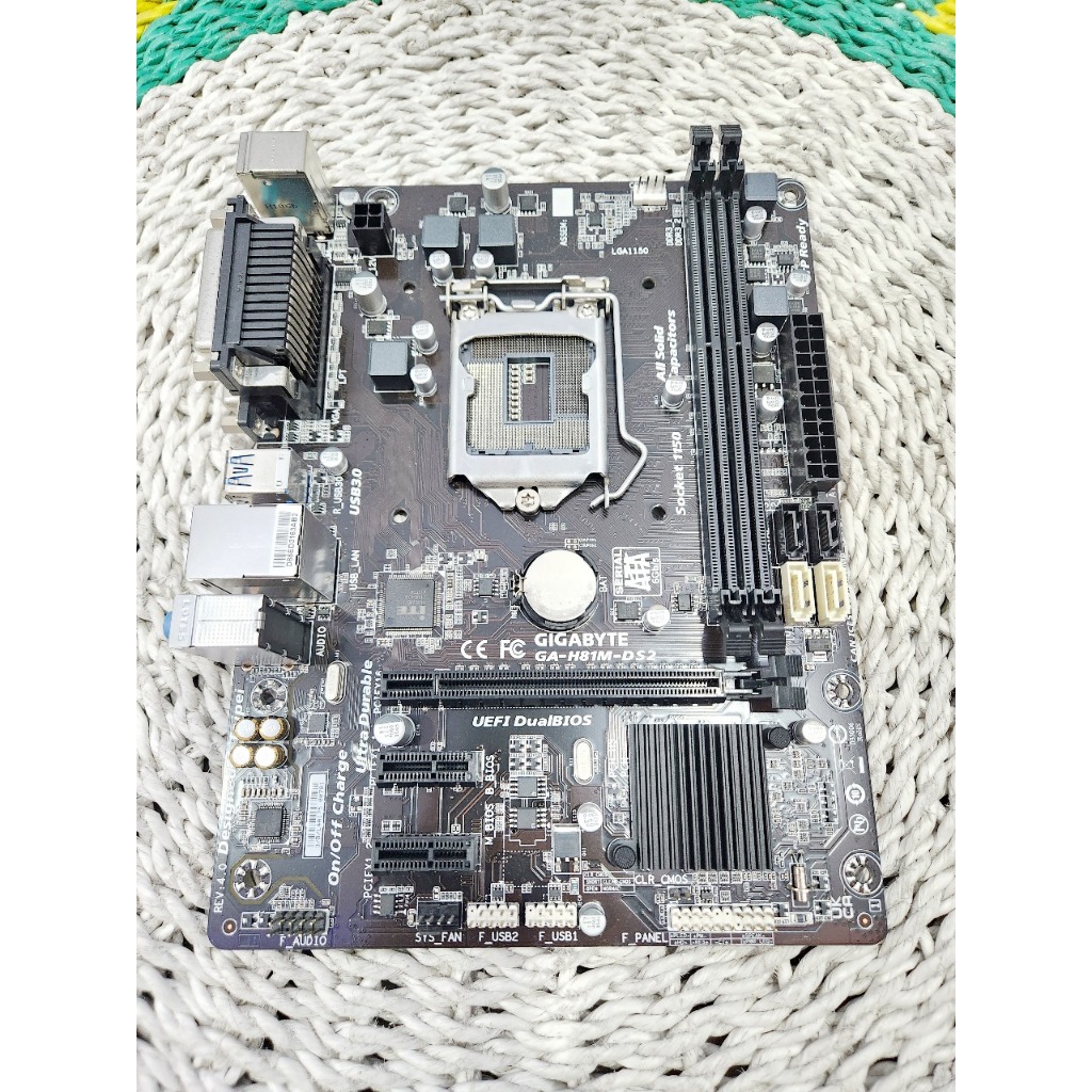 Mainboard Gigabyte H81 GA-H81M-DS2 Haswell Uefi DualBios | Shopee Malaysia