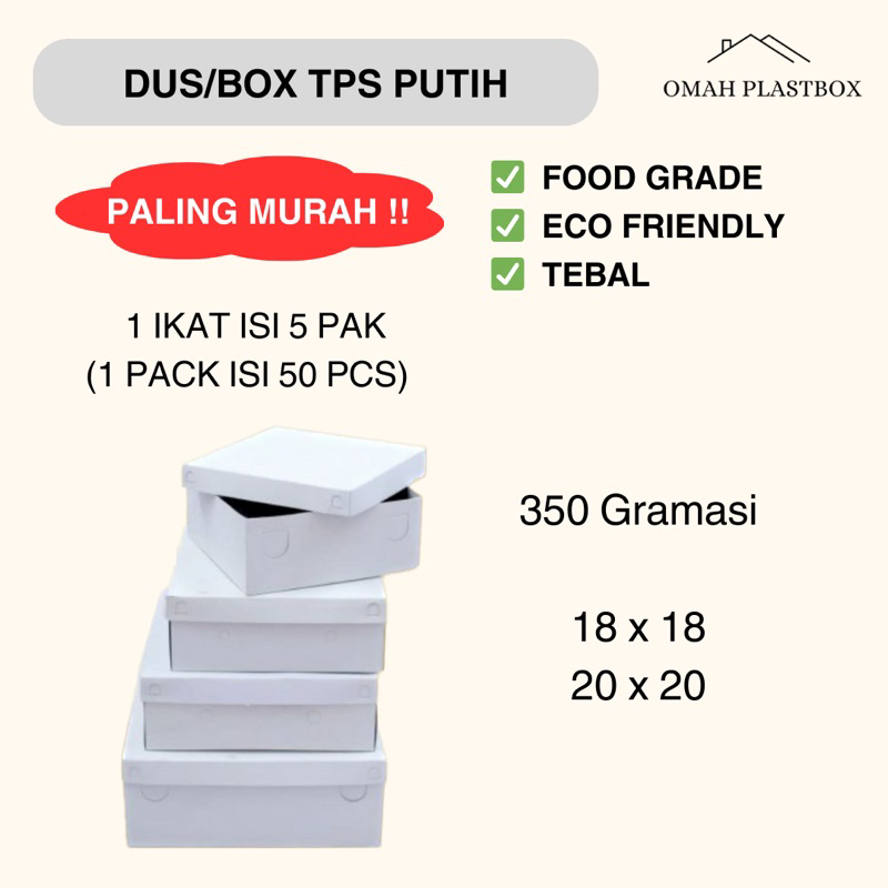 Catering Rice Boxes 18x18 and 20x20 350Gsm | Shopee Malaysia