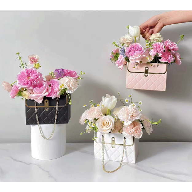 Flower Box Chain Flower Bouquet Box | Flower Box | Flower Box | Flower ...