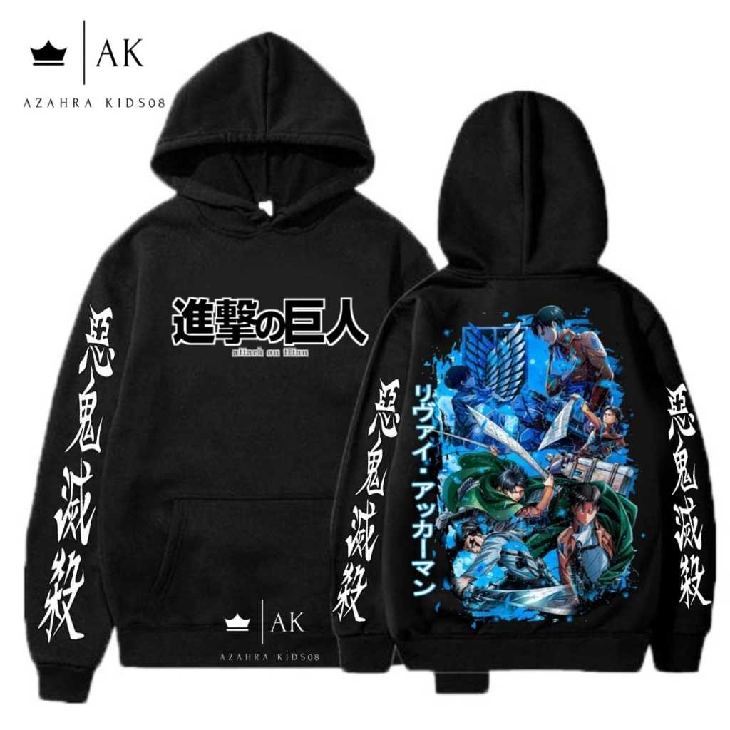 Snk ATTACK ON TITAN AOT HOODIE SWEATER JACKET FINAL SEASON | Shopee ...
