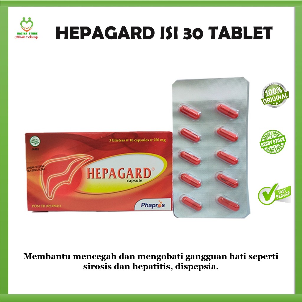 Hepagard Tablet Contains 30 Tablets Supplements To Prevent And Treat ...