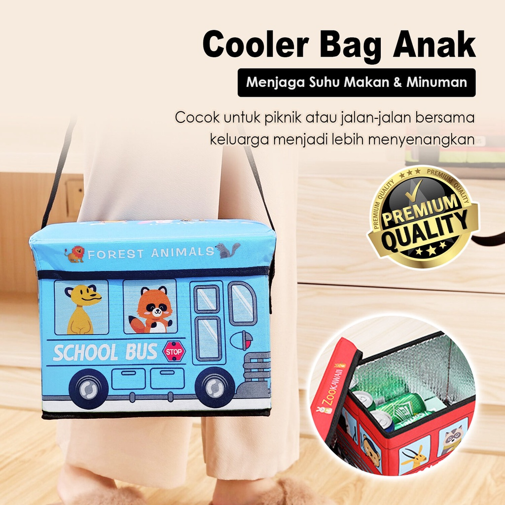 Cooler Bag Lunch Bag Animal Motif Cooler Box Mini Lunch Bag Cool Box ...