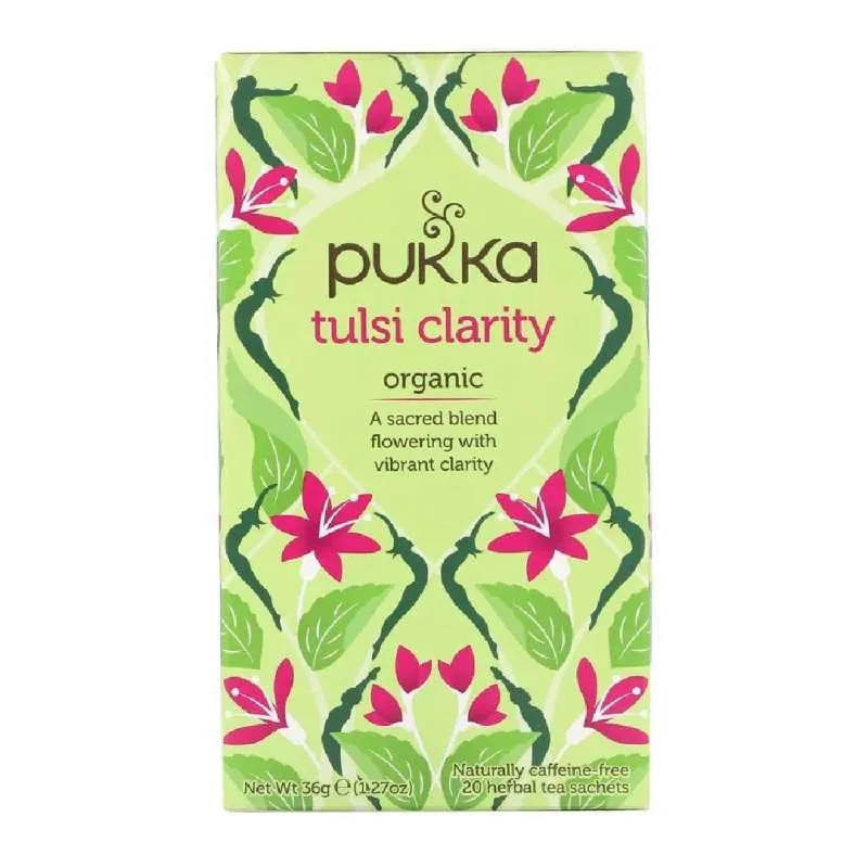 Pukka Tea Tulsi Clarity Organic A Sacred Blend flowering 20 x 1.8 Gram | Shopee Malaysia