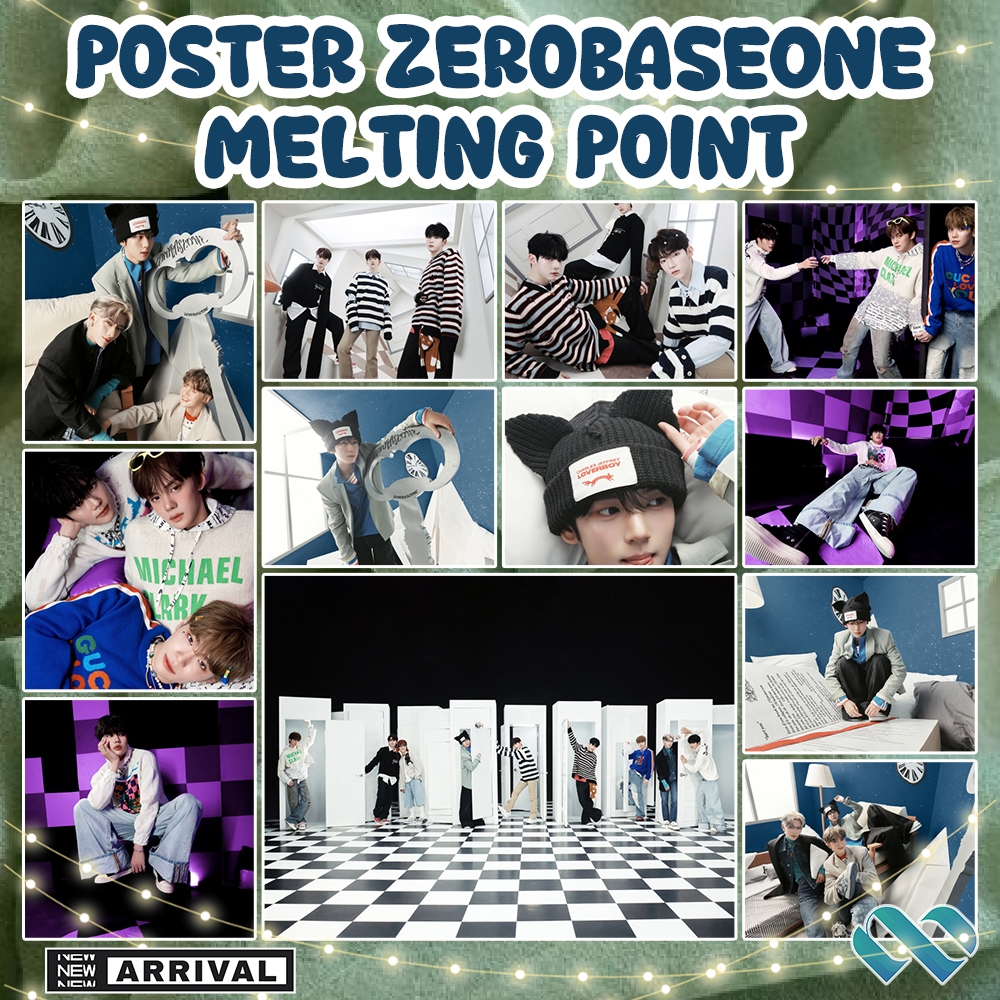 Poster ZEROBASEONE ZB1 MELTING POINT - Kpop Poster A4 A5 A6 (Part B ...