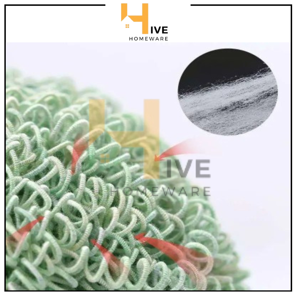 Hive Sponge Coir Net Nano Fiber Dishwashing/Pan Brush Ball Shape Wire ...