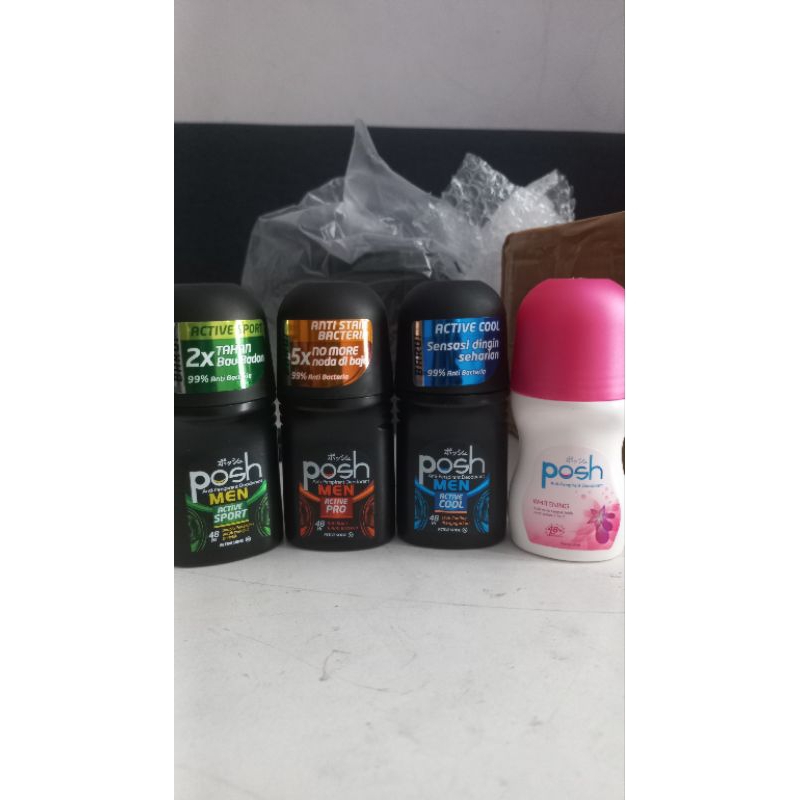 Posh MEN/WOMEN deodorant roll on 50 ml | Shopee Malaysia