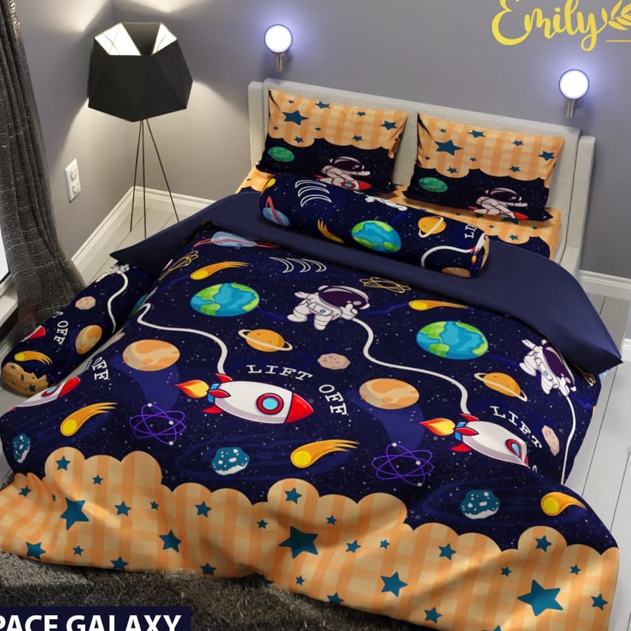 Space GALAXY MOTIF Bed Linen Boys Bed Linen Quality Bed Linen HOMEMADE ...