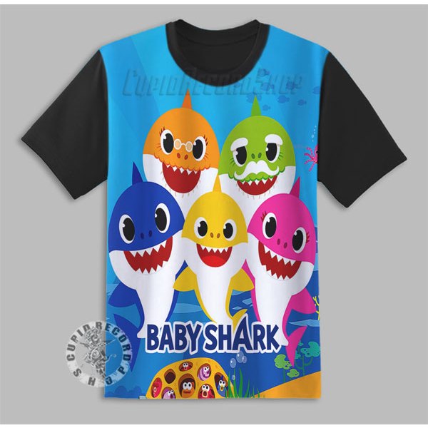 Baby Shark Clothes Boys Girls T-shirts 1 12 Years Old 3D Shark Animal ...