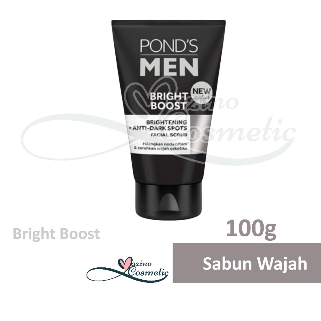 Ponds Men Facial Wash Bright Boost 100g | Shopee Malaysia