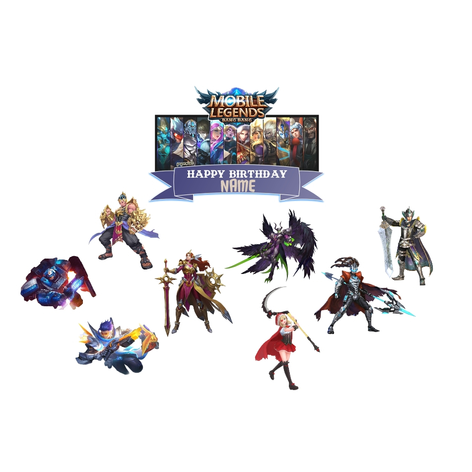 Mobile LEGENDS cake decoration cake topper | Shopee Malaysia