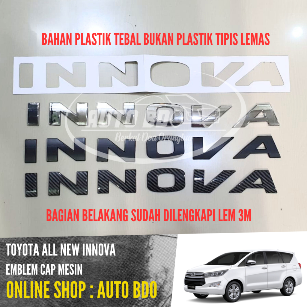 MESIN Engine Cap Emblem Innova Logo Cap Machine | Shopee Malaysia