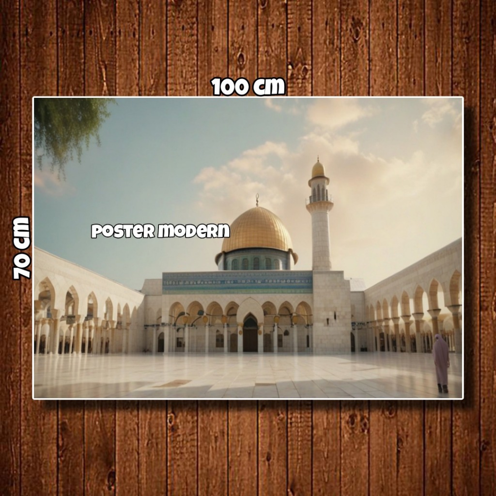 Painting poster Print BIG JUMBO al aqsa Mosque Palestine Code 115/al ...