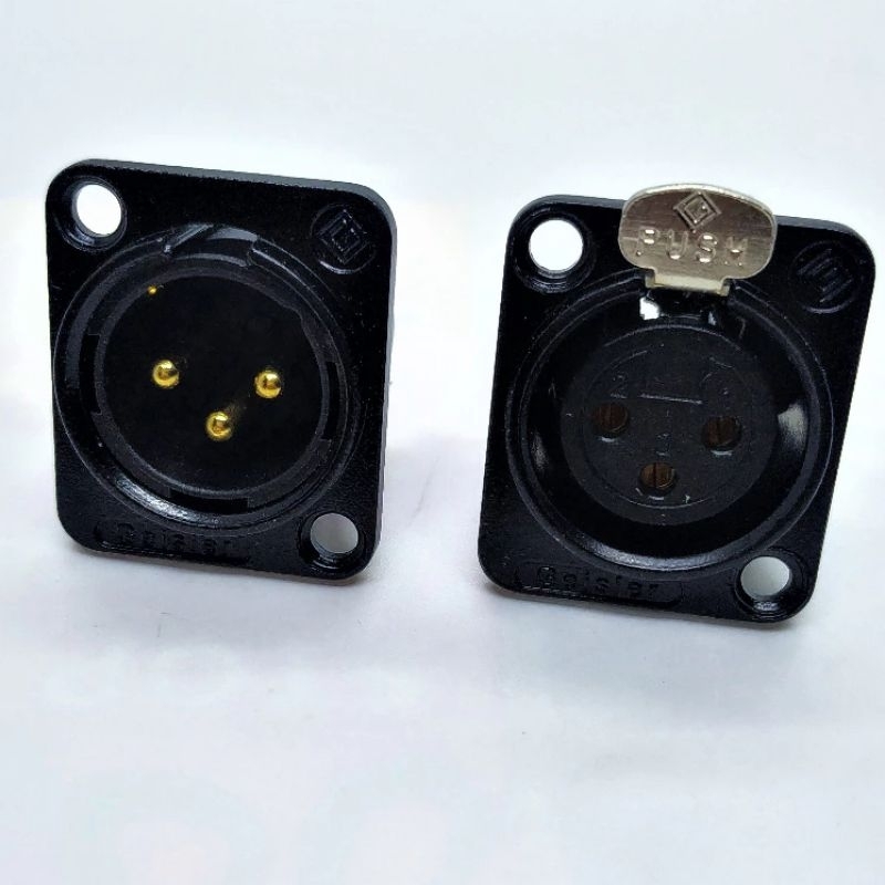 CANON CANNON XLR MALE FEMALE BODY IRON GEISLER SOCKET SOCKET | Shopee ...