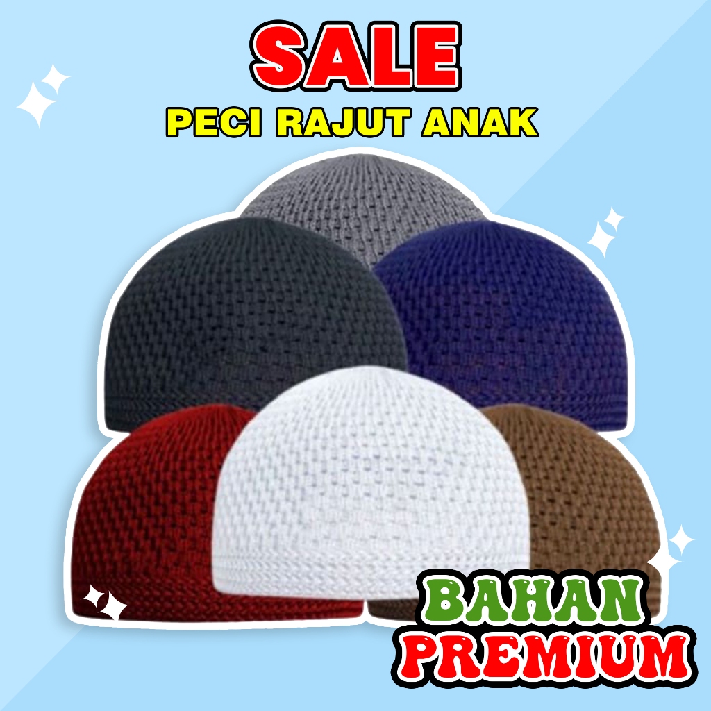 Children's Knitted Peci Adult Knitted Peci Children's Skullcap Adult ...