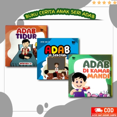 Islamic Picture Children's Story Book Adab Series/3-Year-Old Bilingual ...