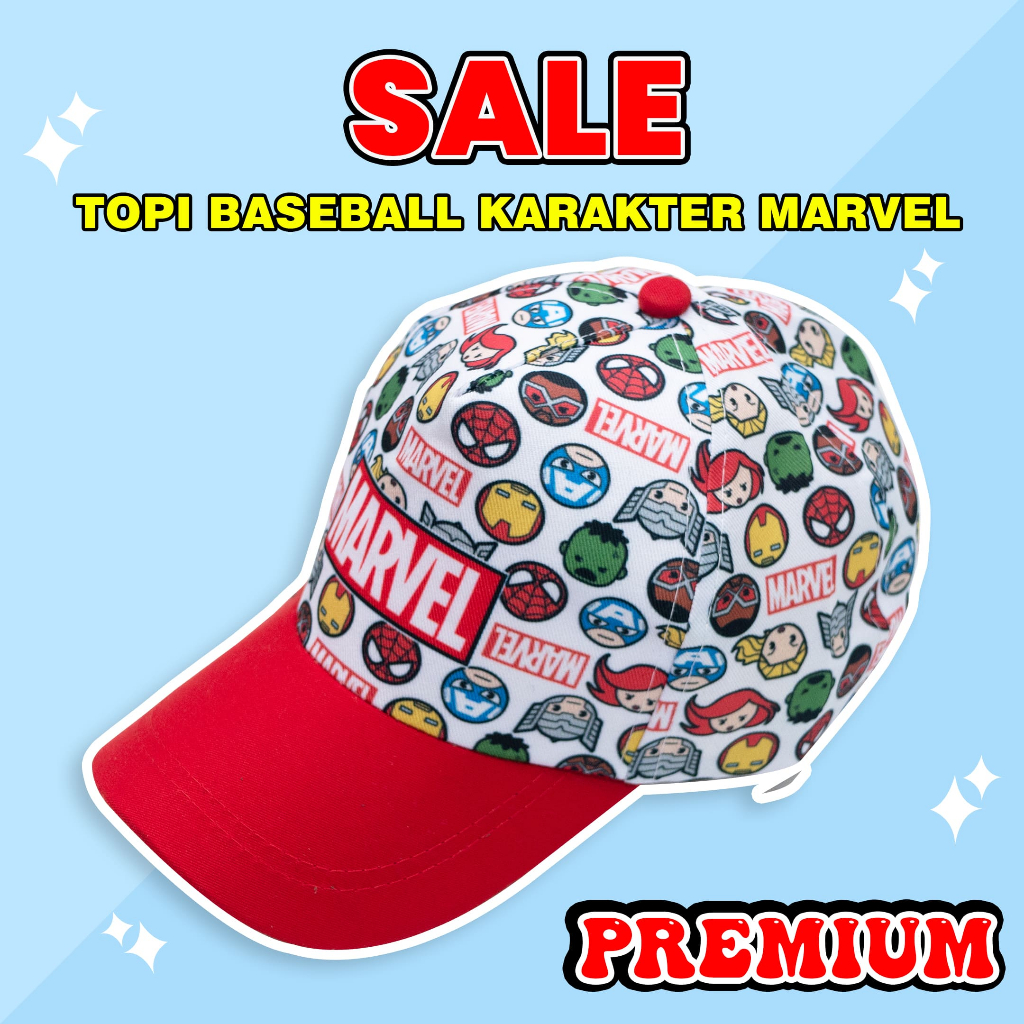Boys Baseball Caps Ages 3 4 5 6 7 8 Years Marvel Avengers Characters ...