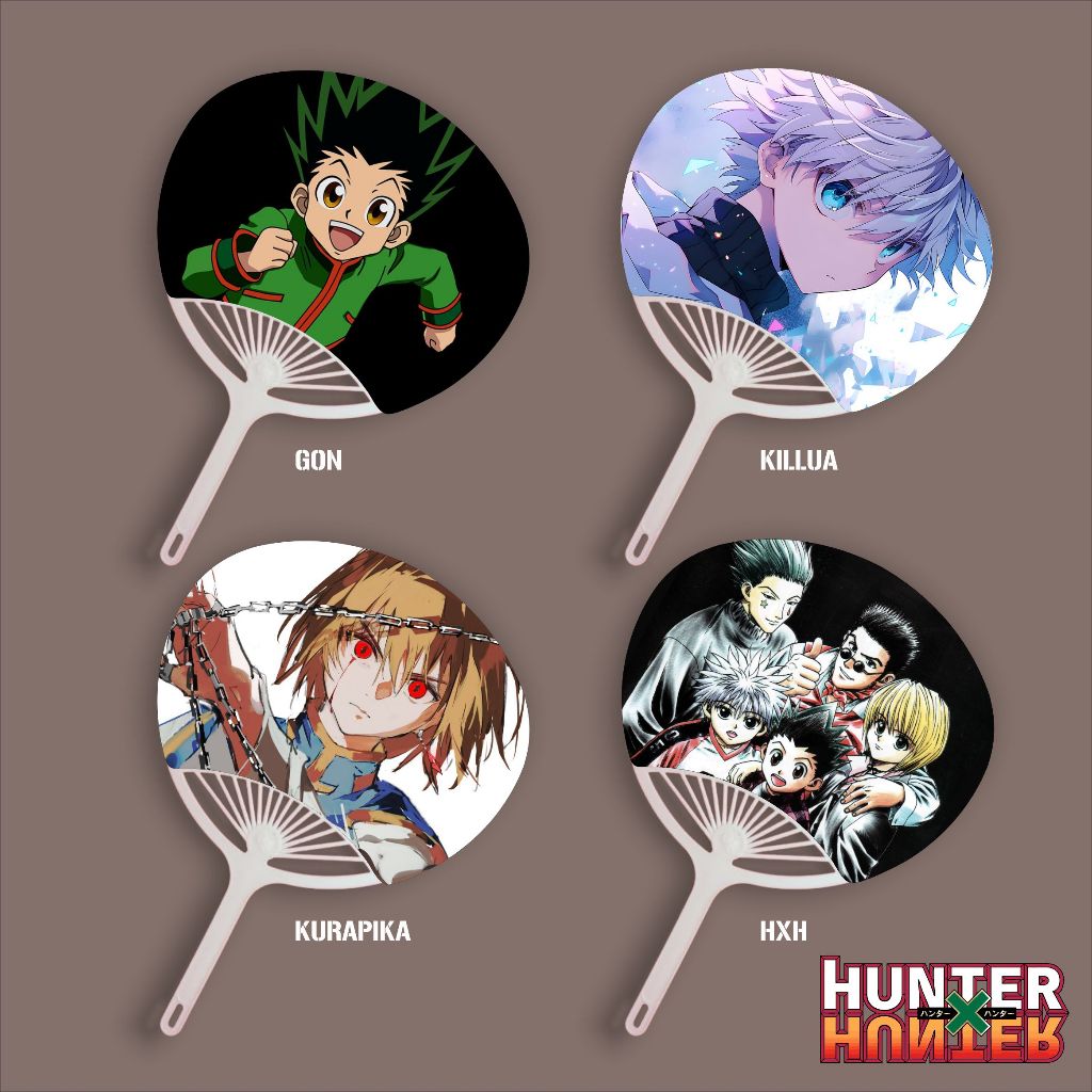 Hunter X Hunter Fan Killua Kurapika Chrollo Fan | Shopee Malaysia