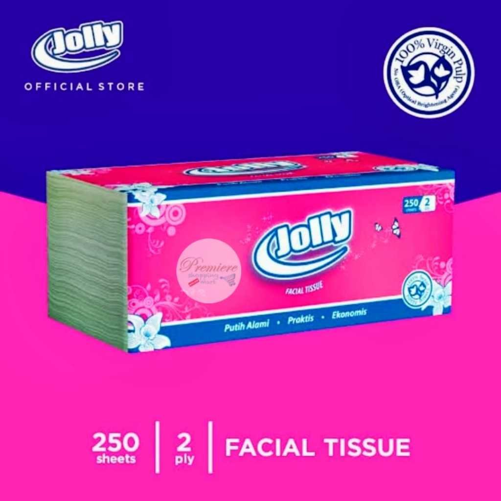 Jolly Tissue 250 Sheets / 2Ply Facial Tissue | Shopee Malaysia