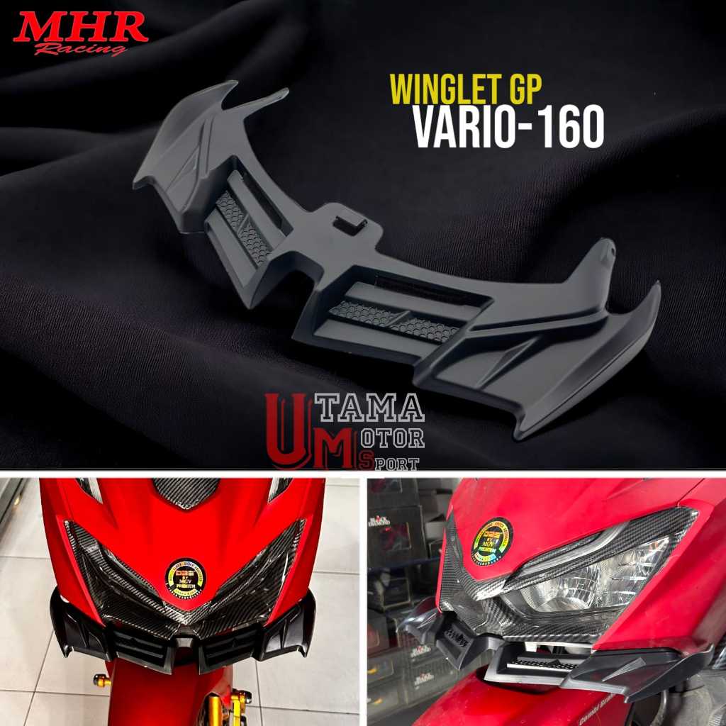 Winglet Mustache Vario160/Vario-160/Click-160 GP Racing Model Original ...
