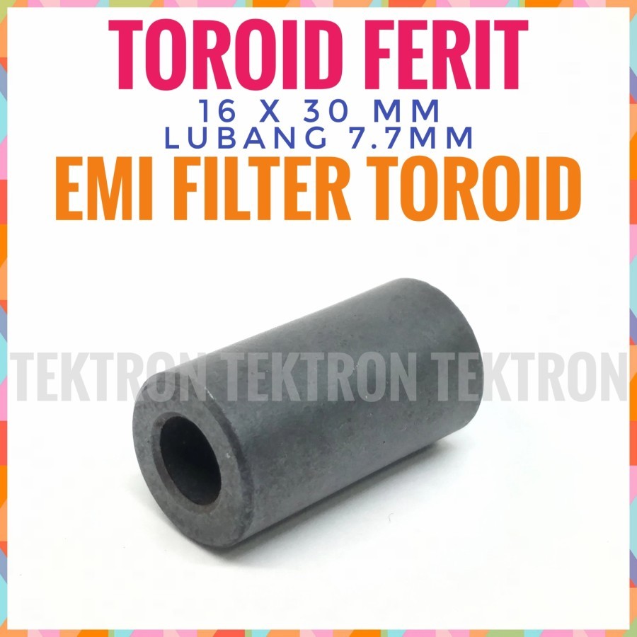 Toroid Ferrite 16x30mm hole 7.7mm Ring Ferrite Tube EMI Filter 16mm ...