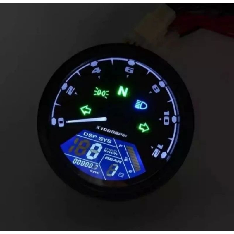 Baboon Speedometer Baboon Speedometer LED DIGITAL Round Baboon ...