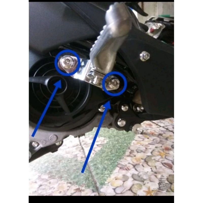 Yamaha Mio Step mounting bolts (1 piece) | Shopee Malaysia