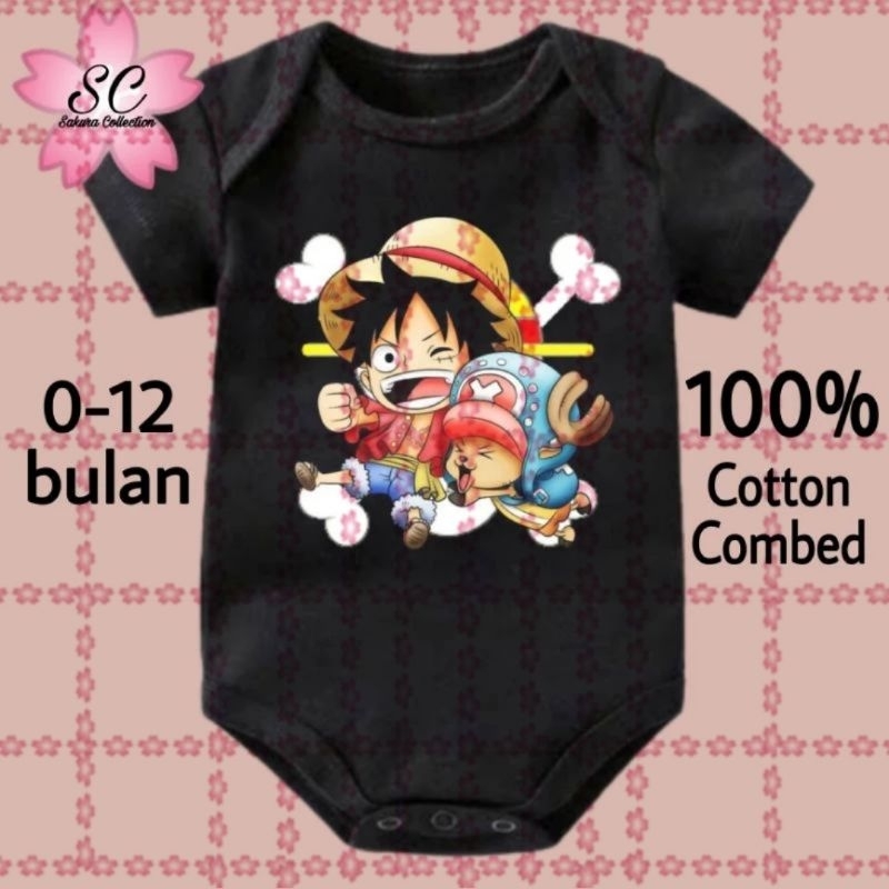 KATUN Baby JUMPER BABY ANIME ONEPIECE MONKEY D LUFFY CHOPPER | One ...