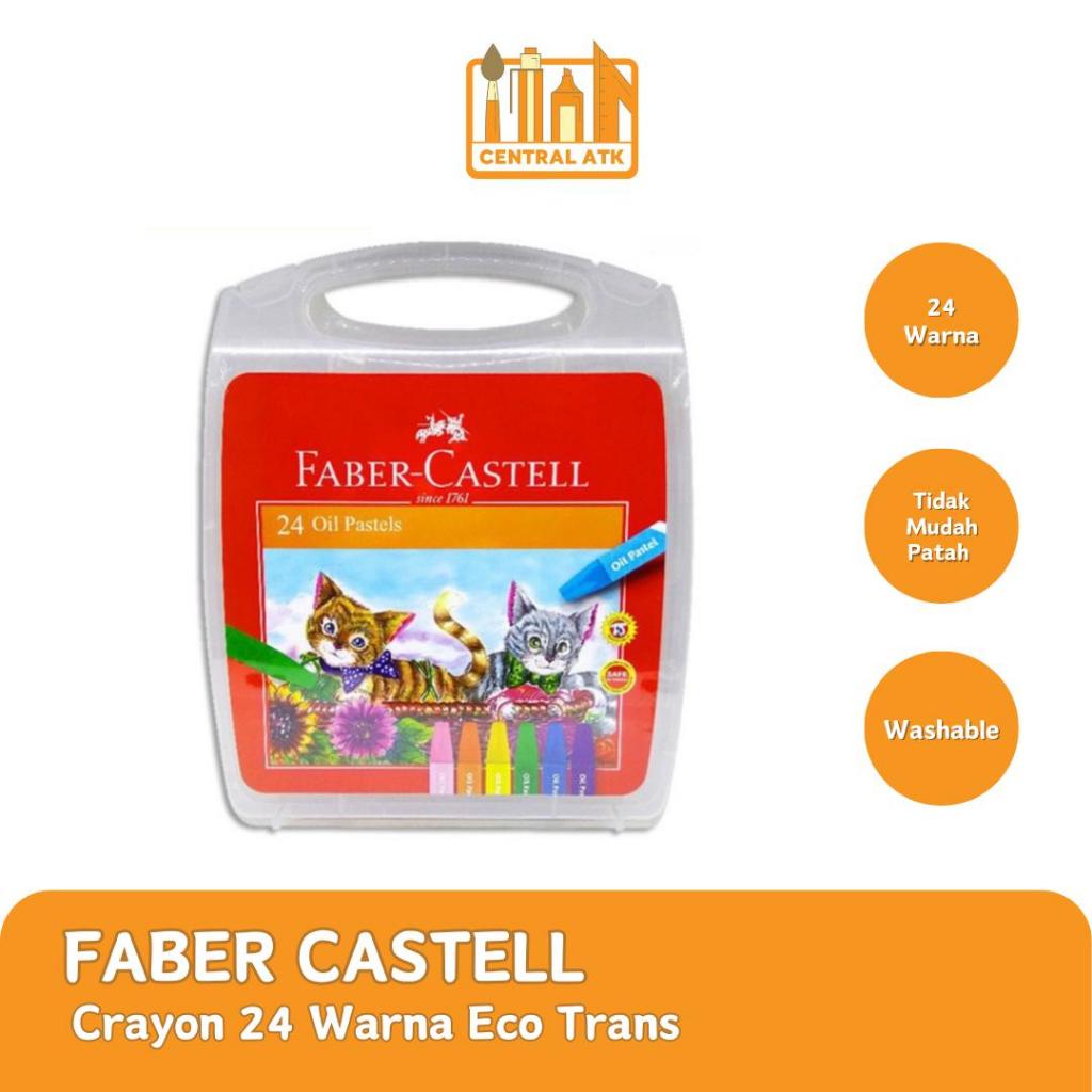 Crayon OIL PASTEL FABER CASTELL 24 COLORS ECO TRANS | Shopee Malaysia