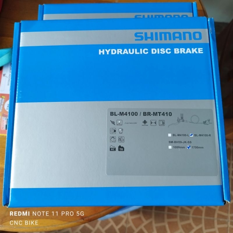 Shimano Deore M4100 Hydraulic Brake Set Brakeset | Shopee Malaysia