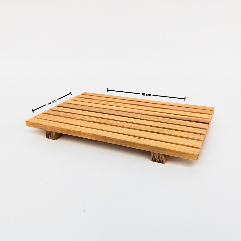 KAYU Teak Wood Placemats/Flower Pot Placemats/Hot Pot Placemats 30*20cm ...