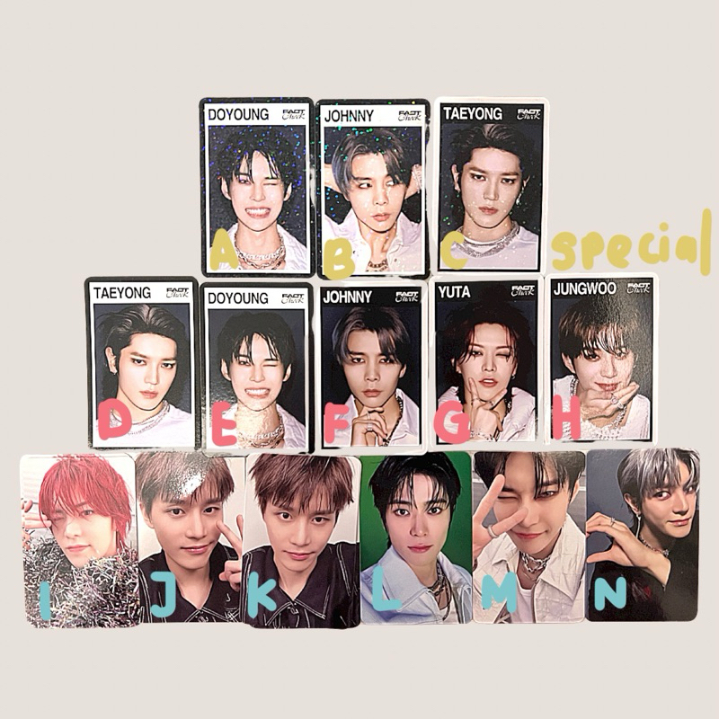 Pc/photocard Trading Card TC NCT 127 Fact Check Black/White Version ...