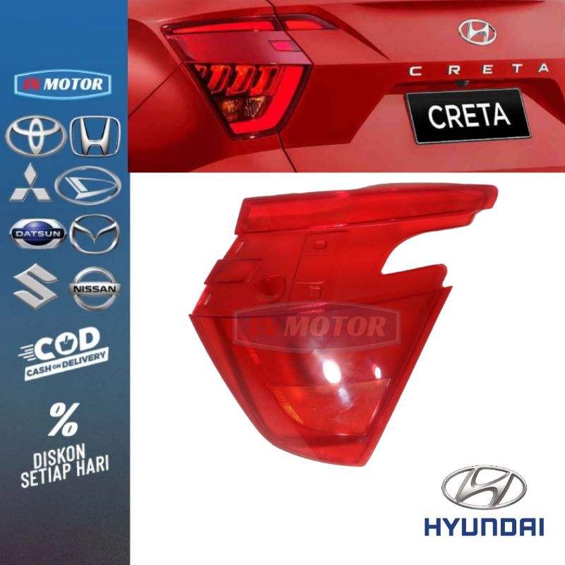 Original hyundai creta stop lamp mica, hyundai creta rear light mica ...