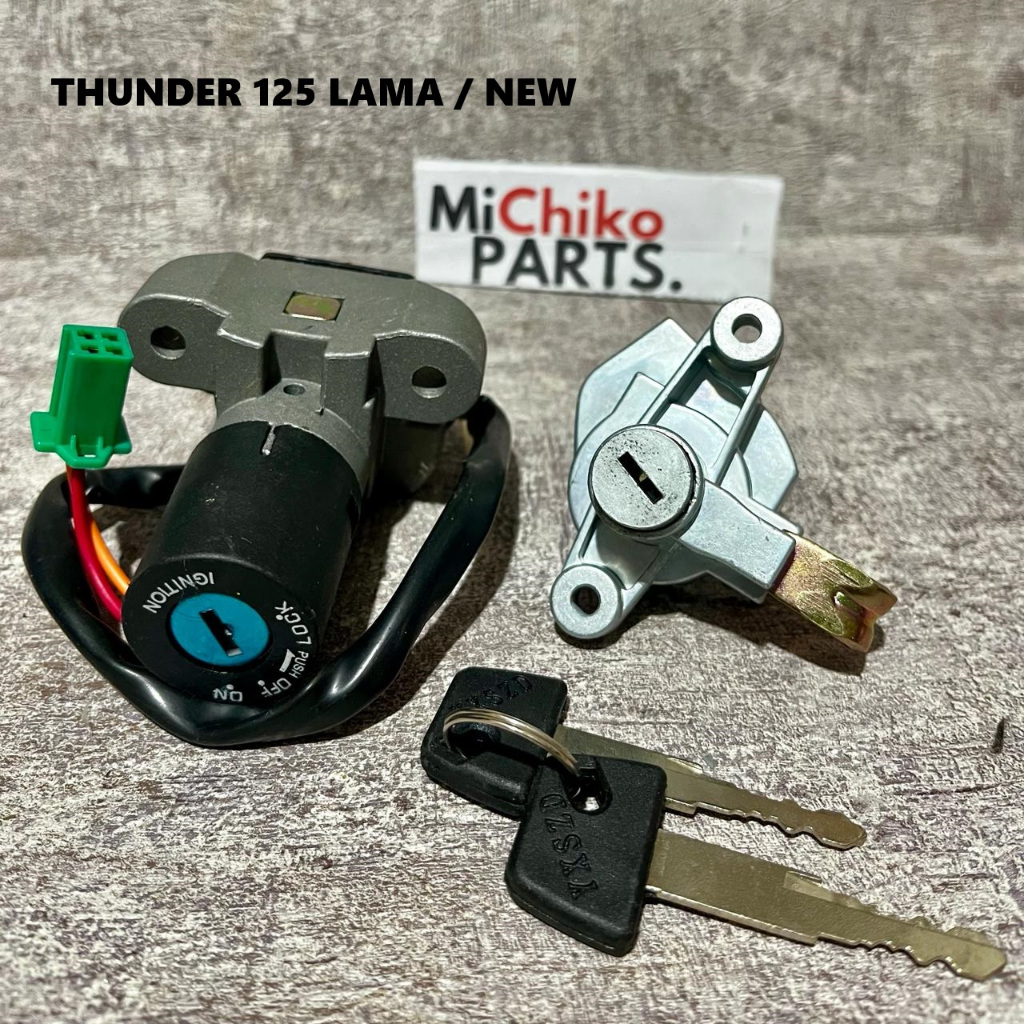 Ignition Lock Assy Set Suzuki Thunder 125 Old New Plus Complete Seat ...